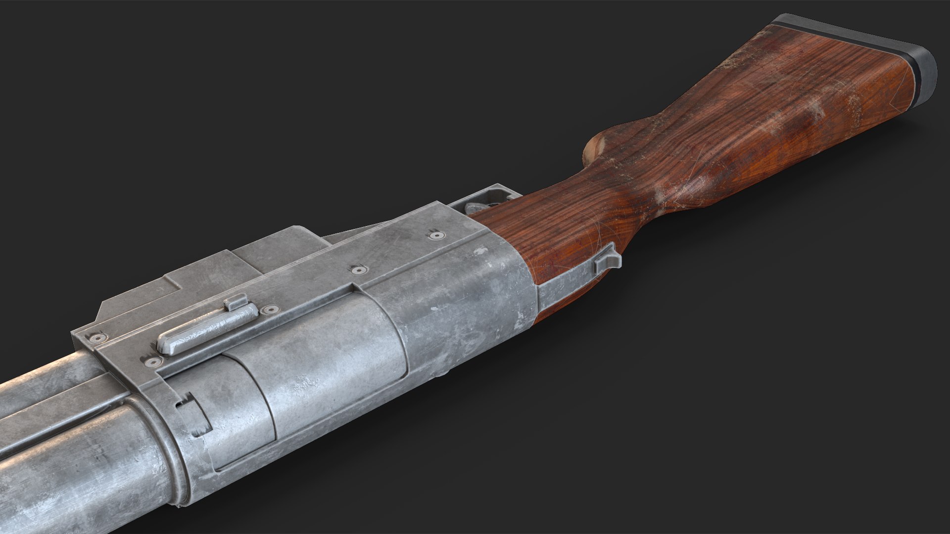 China Lake Grenade Launcher Game Weapon 3D - TurboSquid 2137562