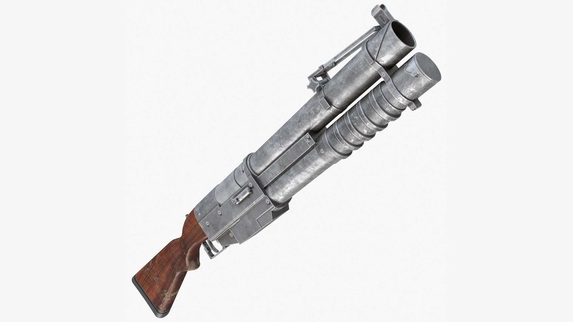 China Lake Grenade Launcher Game Weapon 3D - TurboSquid 2137562