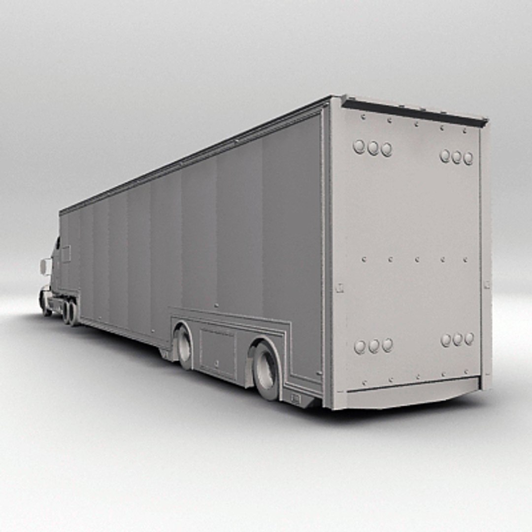 Race Car Transporter 3d Model
