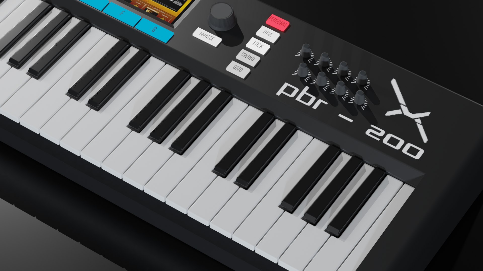 3D Model Midi Keyboard Hexone - TurboSquid 1554990