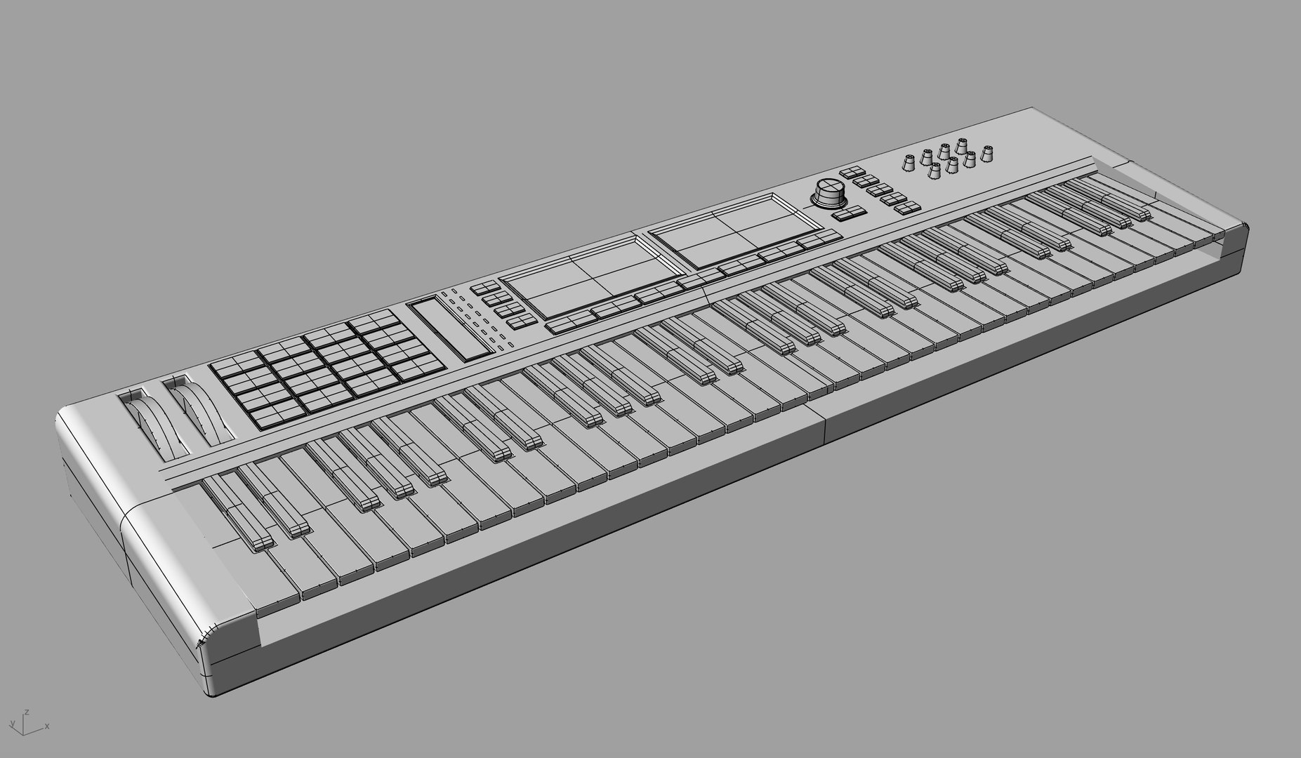 3D Model Midi Keyboard Hexone - TurboSquid 1554990