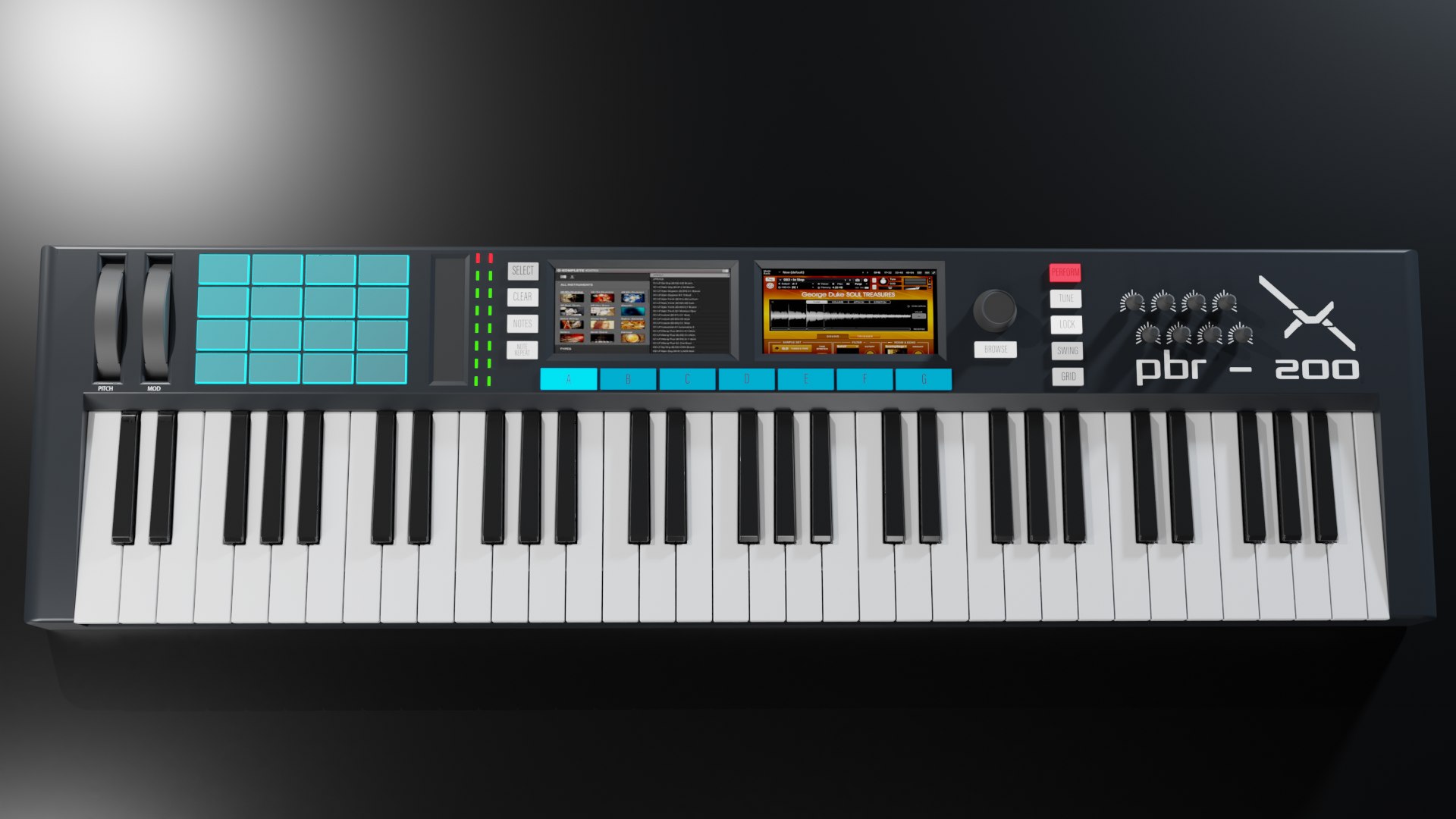 3D Model Midi Keyboard Hexone - TurboSquid 1554990