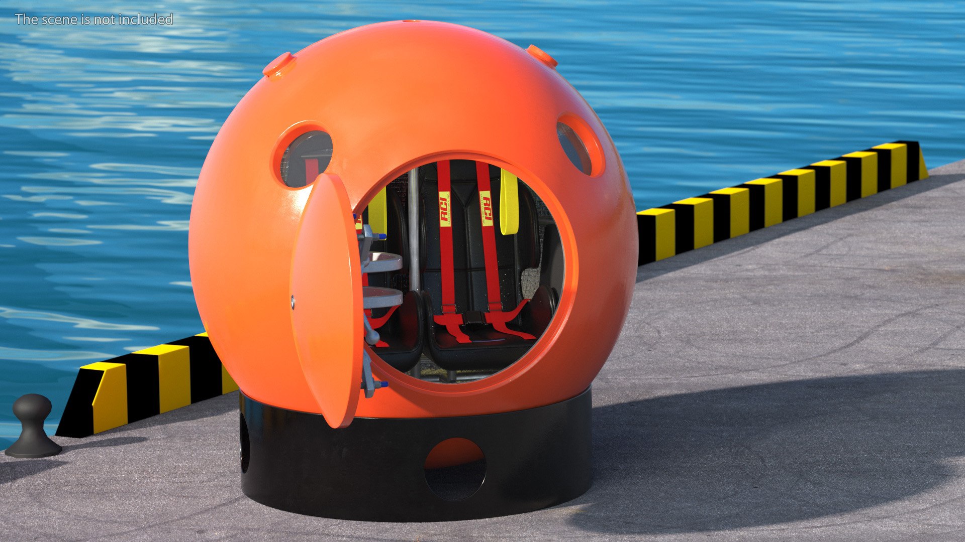 Tsunami Survival Capsule 3D Model - TurboSquid 1987145