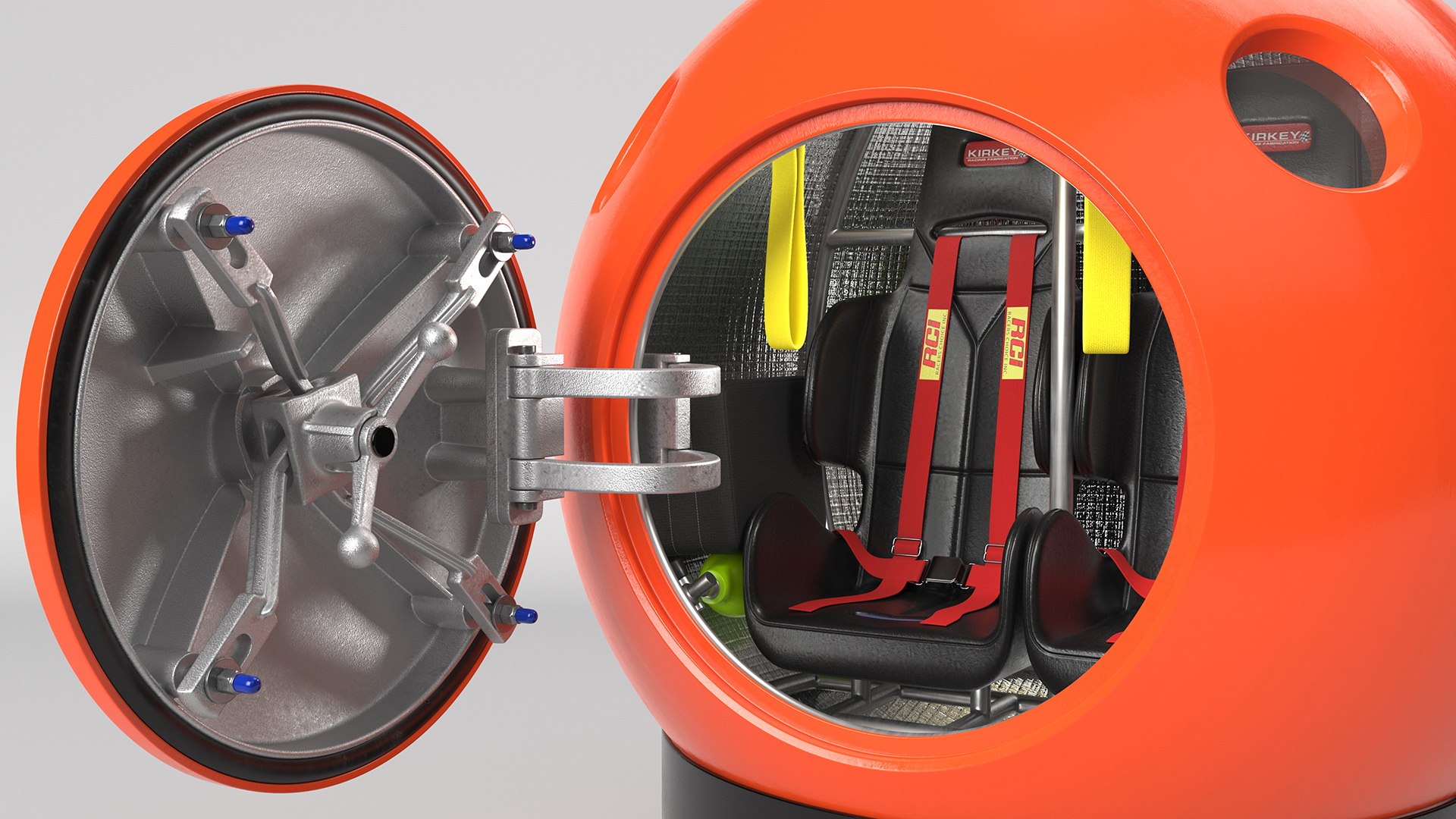 Tsunami Survival Capsule 3D Model - TurboSquid 1987145