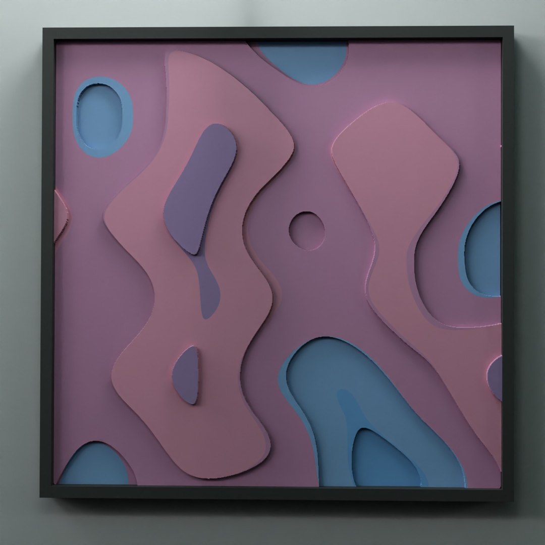 Abstract Art 3D Model - TurboSquid 1843100