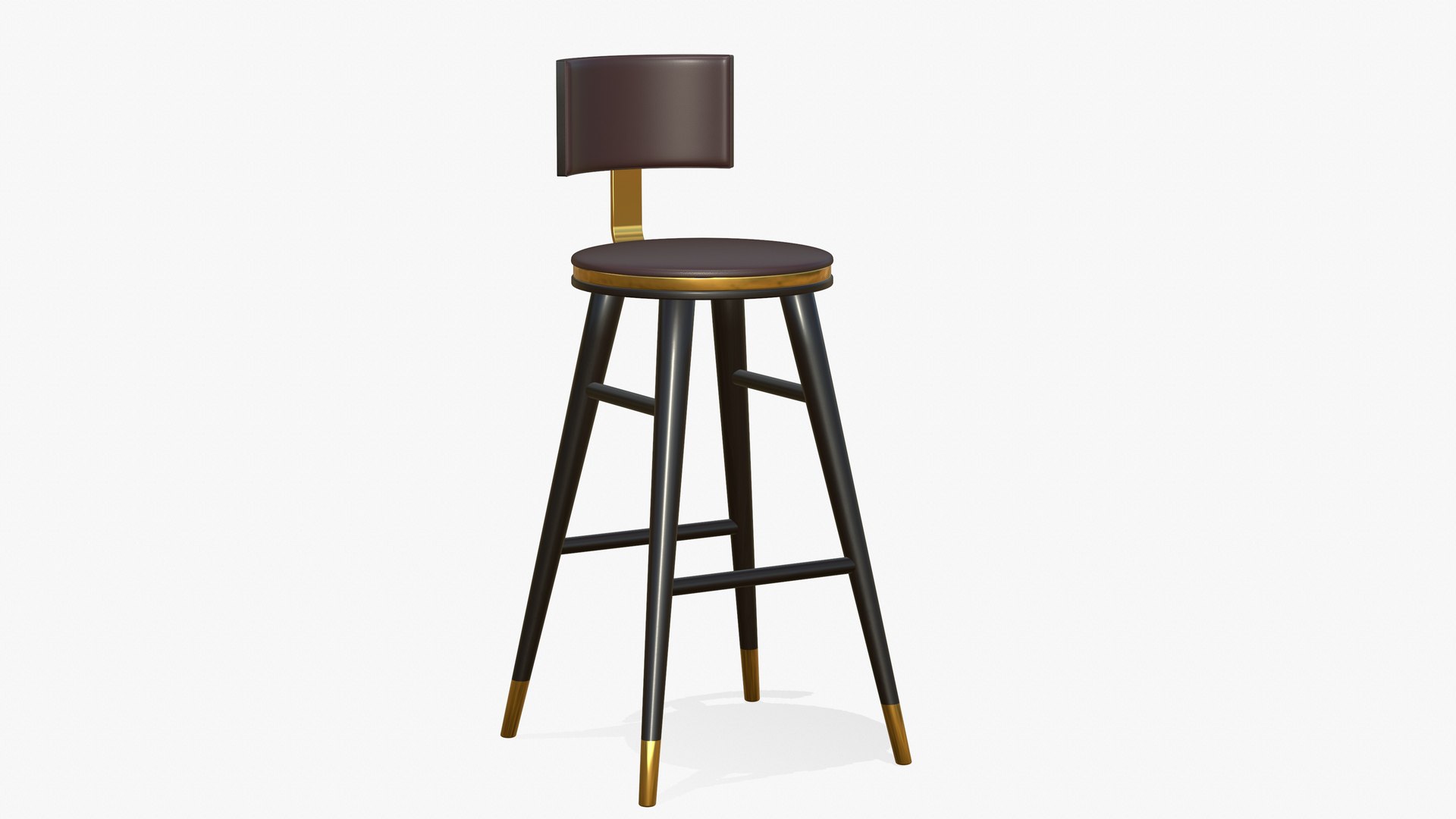 3D Stool Chair Wooden Modern - TurboSquid 1863683