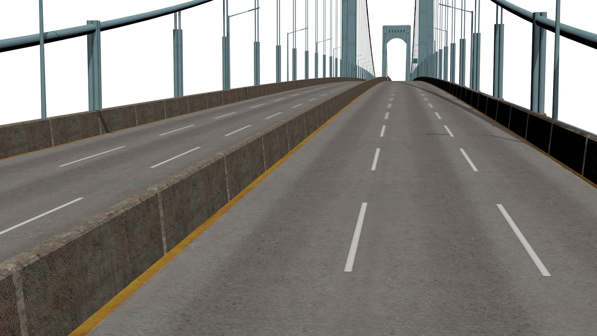 Whitestone Bridge Model - TurboSquid 1853281