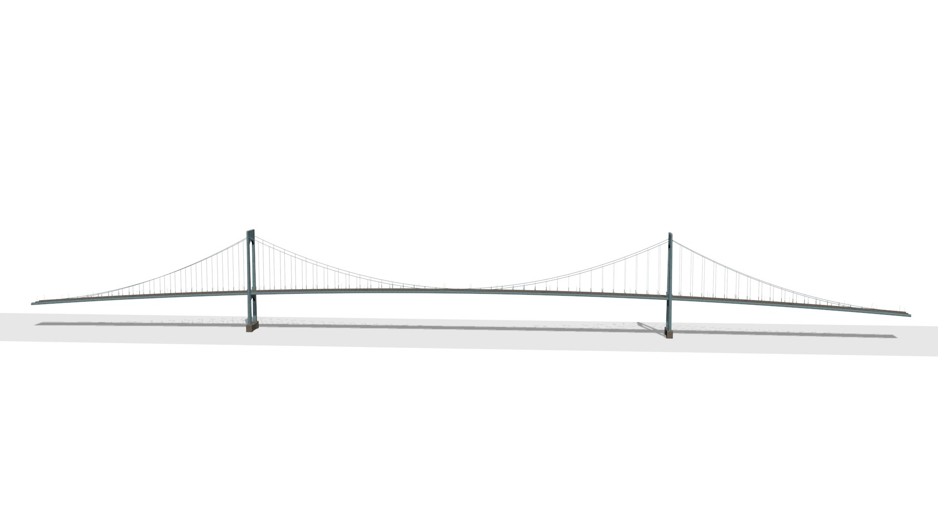 Whitestone Bridge Model - TurboSquid 1853281