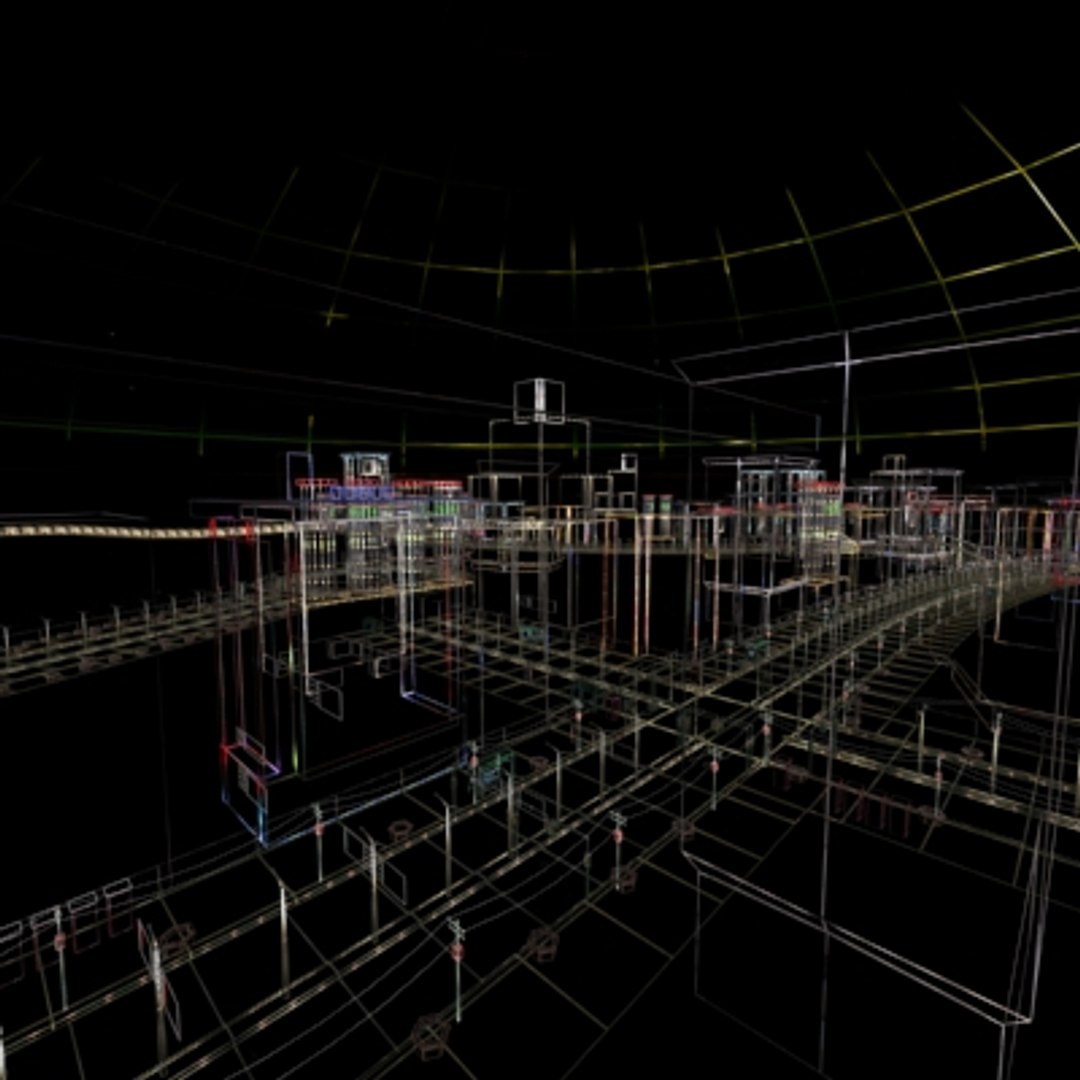 3ds max realtime night street ii