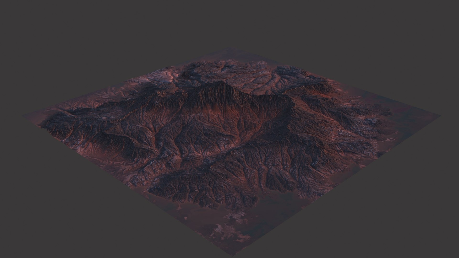 3D model Mountain ridge v2 - TurboSquid 1831005