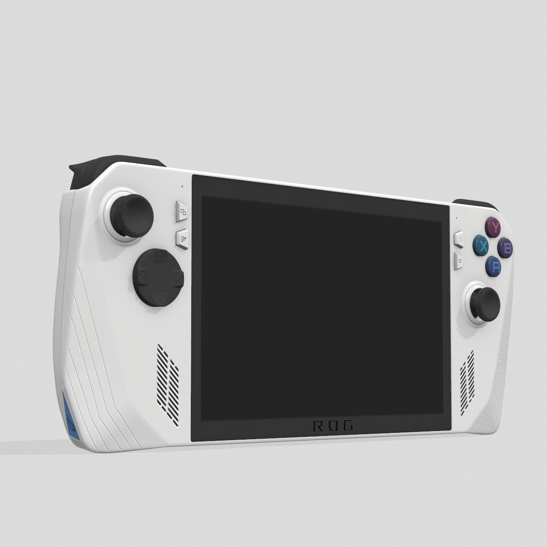 ASUS ROG Ally AMD Ryzen Handheld Gaming PC 3D Model - TurboSquid 2179367