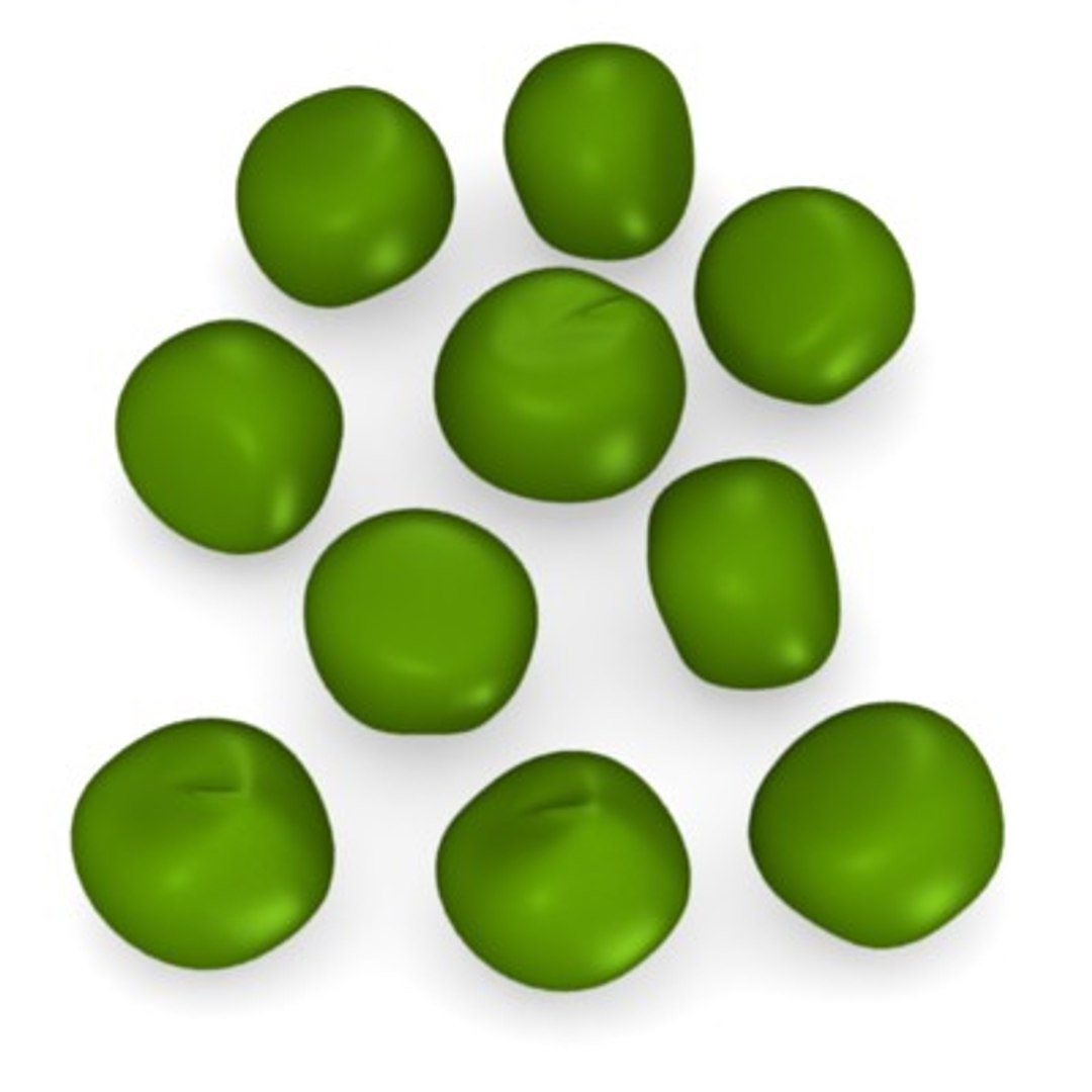 3d Model Peas