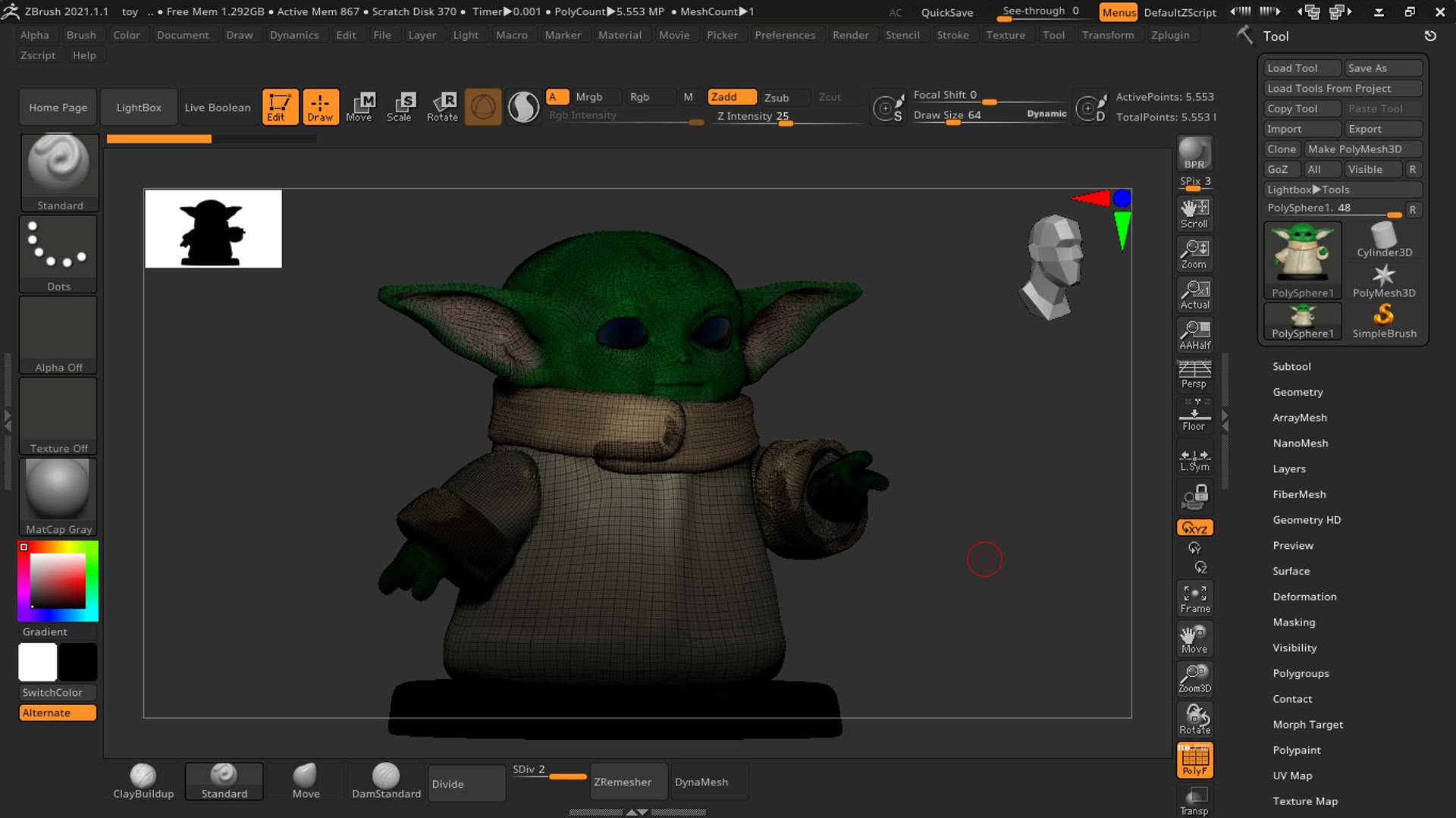 3D Yoda Toy - TurboSquid 1654320