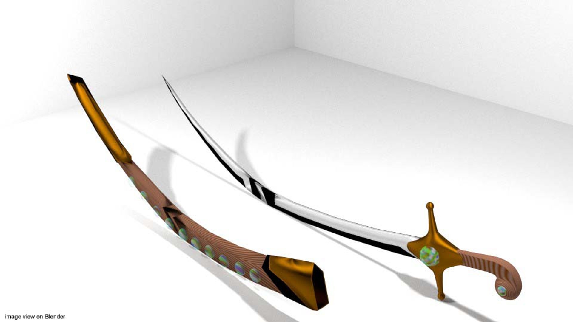 Sword Saif Arabic 3d 3ds