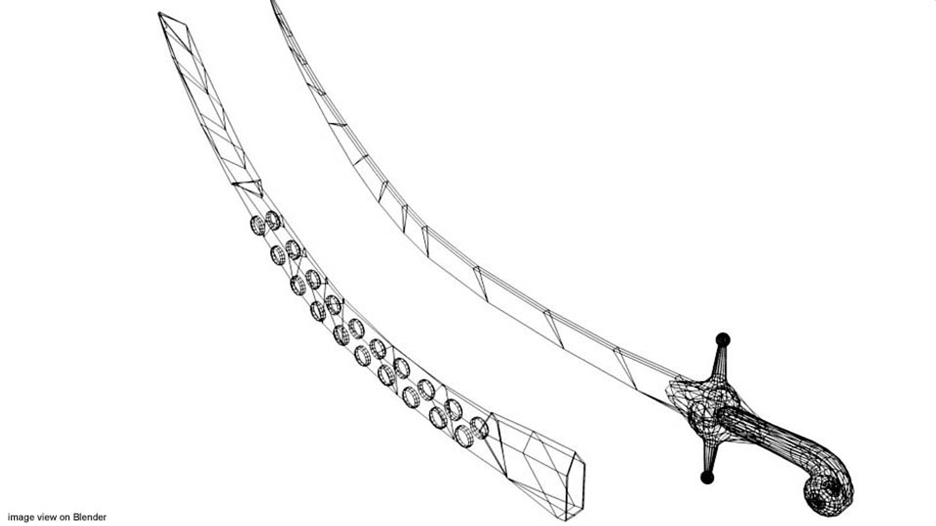 Sword Saif Arabic 3d 3ds