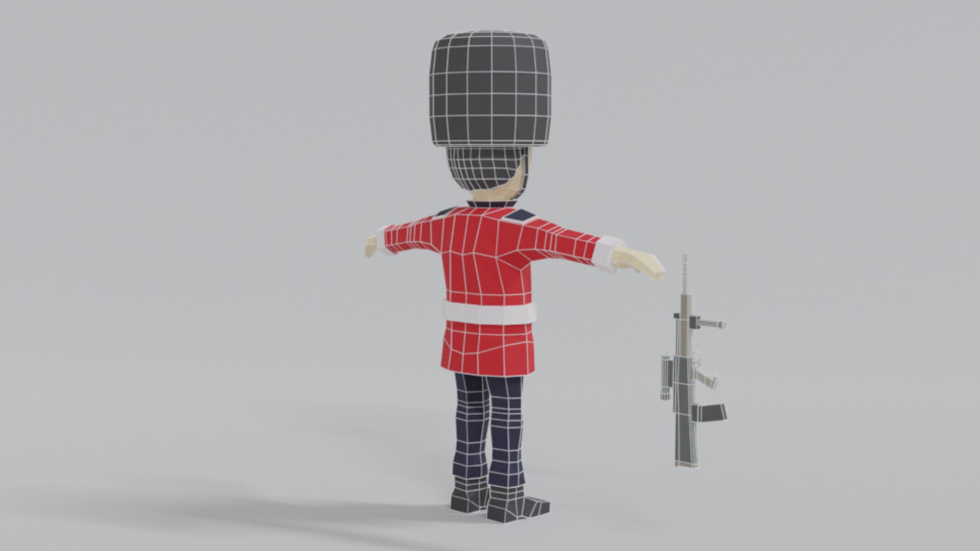 3D Queens Guard Character - TurboSquid 1578705