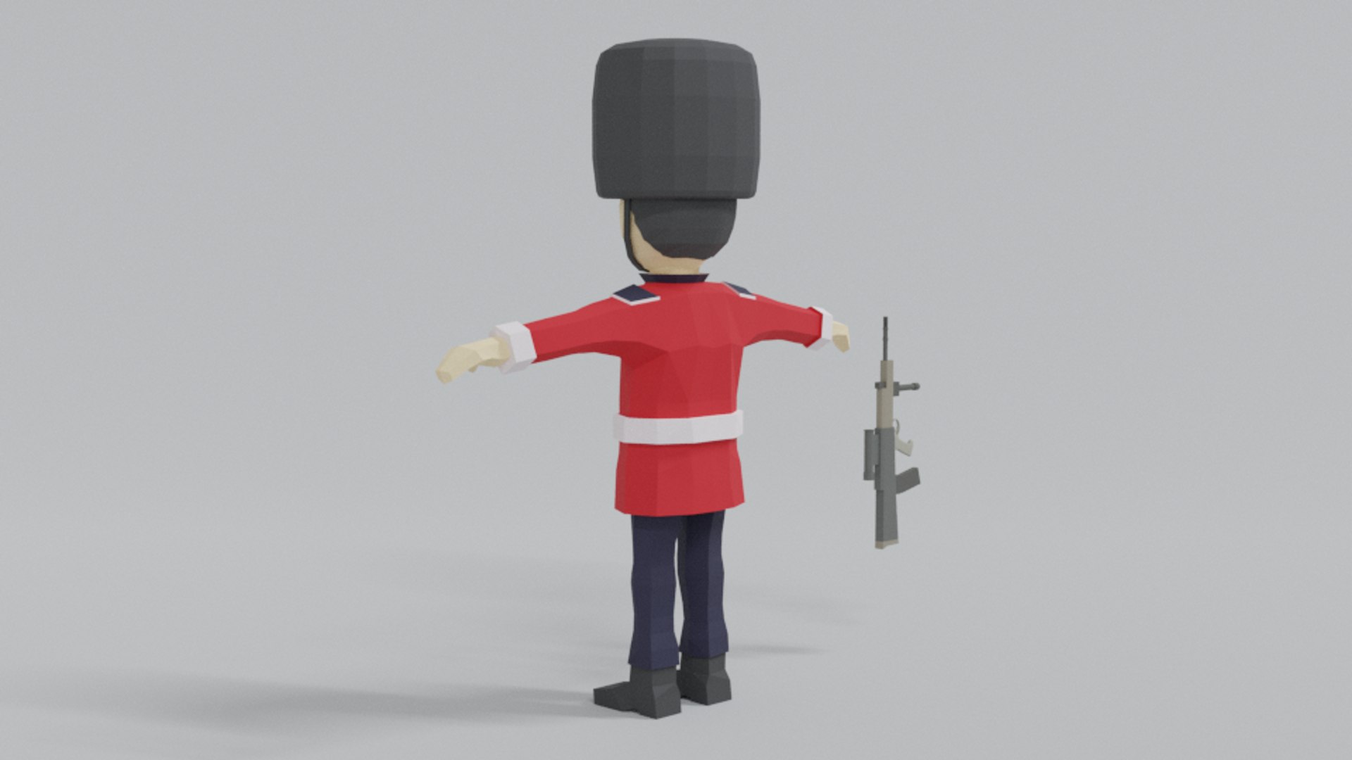 3D Queens Guard Character - TurboSquid 1578705