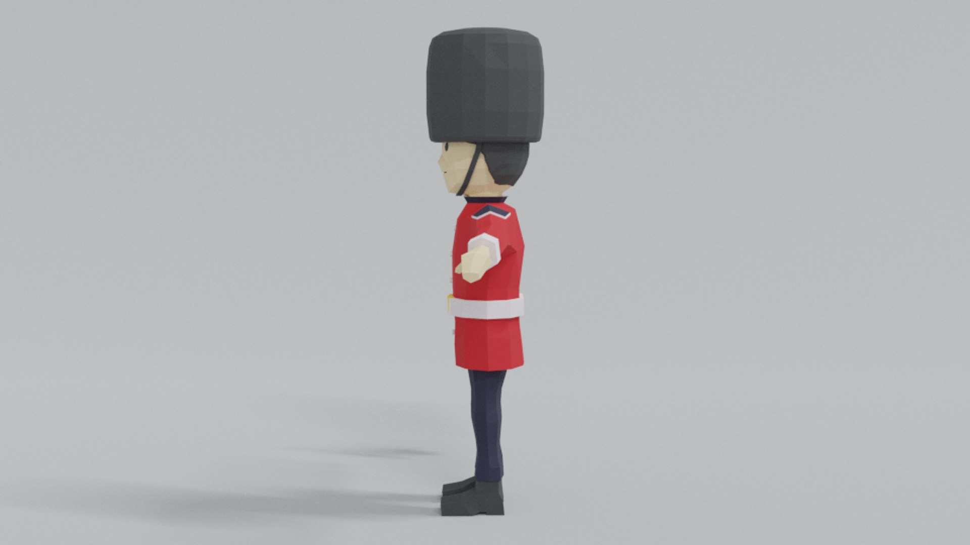 3D Queens Guard Character - TurboSquid 1578705