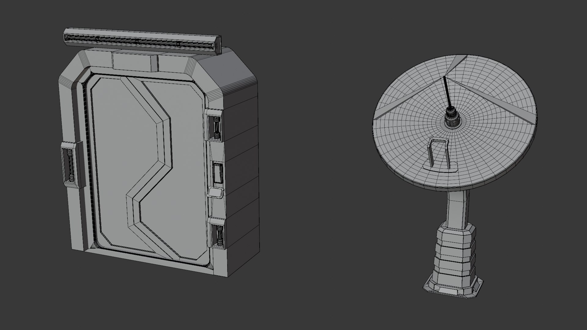 Sci-Fi Modular Space Base 3D - TurboSquid 2414064