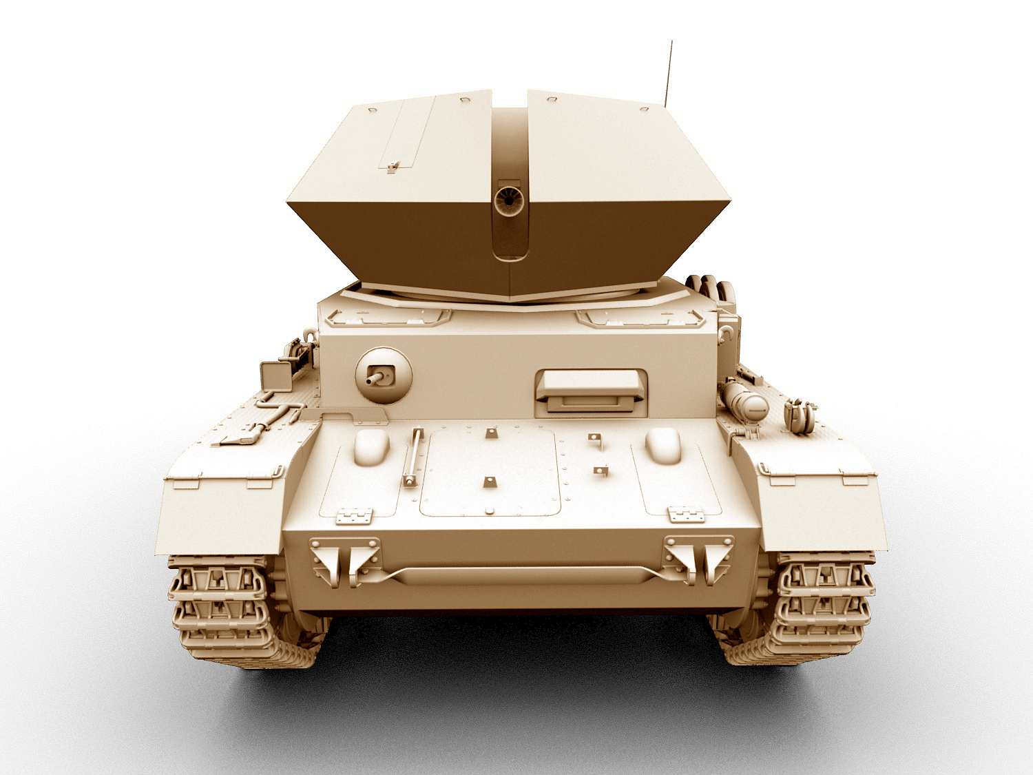 3D ostwind panzer tank flakpanzer - TurboSquid 1698935