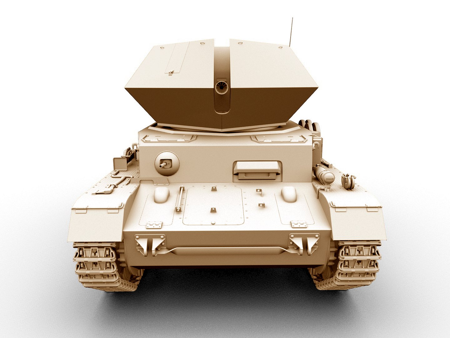 3D Ostwind Panzer Tank Flakpanzer - TurboSquid 1698935