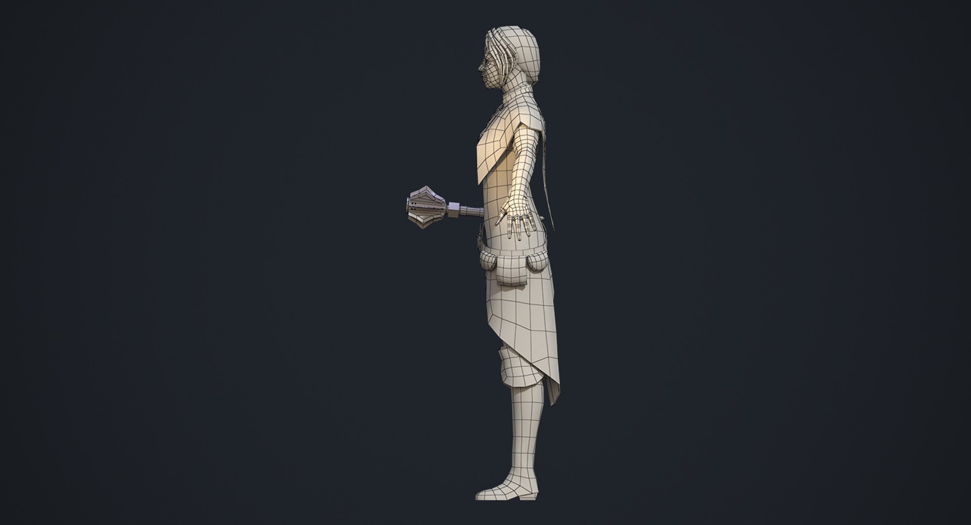 Real-time Rigged Hero Cleric 3D Model - TurboSquid 1289781