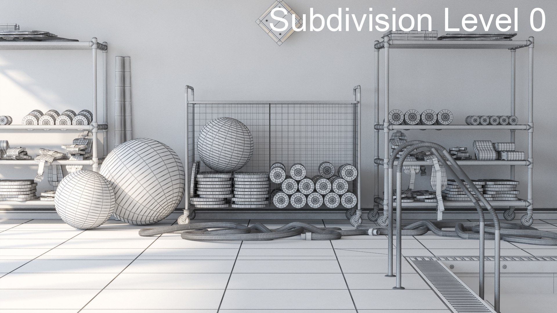 Rehabilitation Therapy Pool 3D Model - TurboSquid 1843635