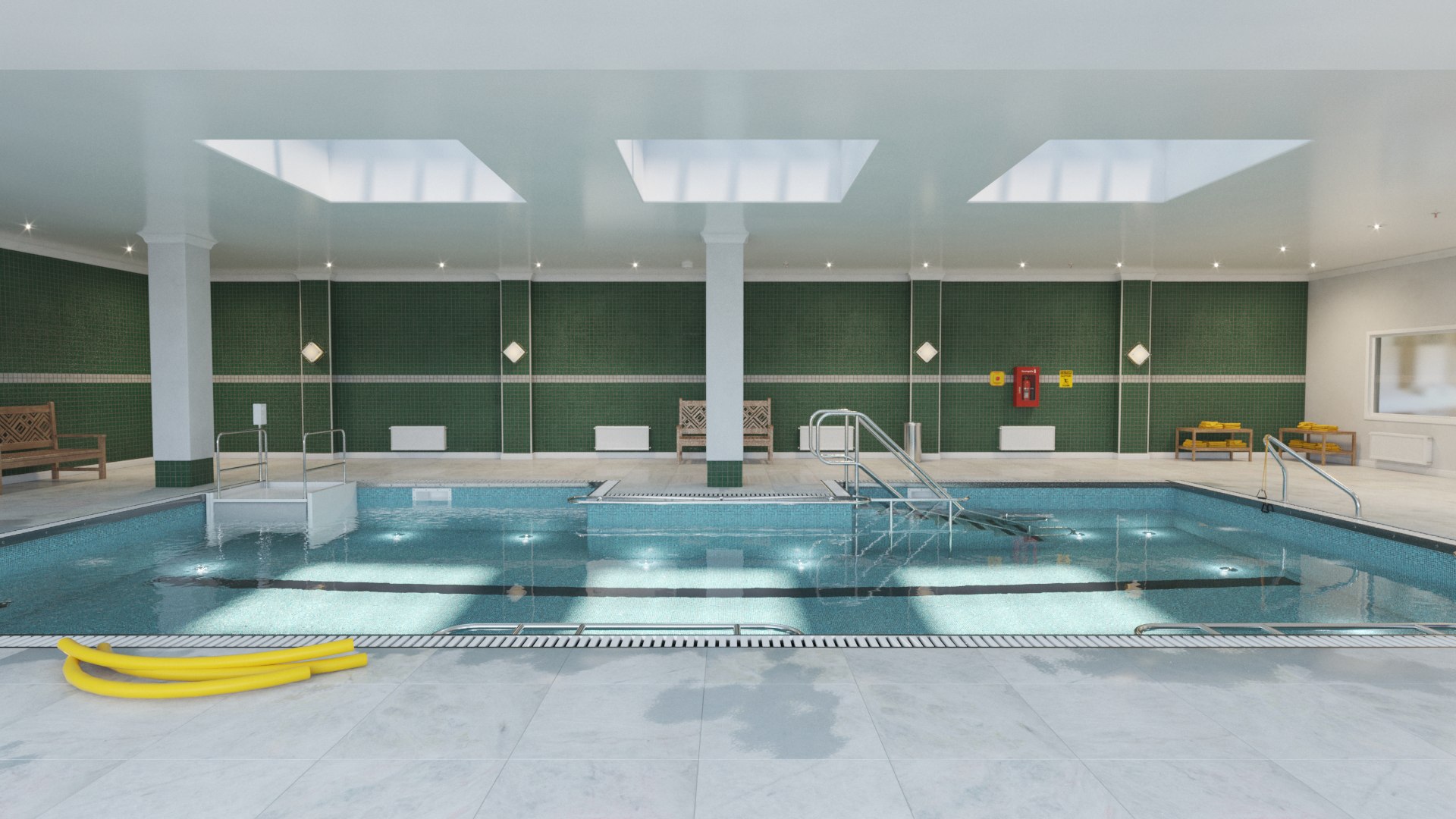 Rehabilitation Therapy Pool 3D Model - TurboSquid 1843635