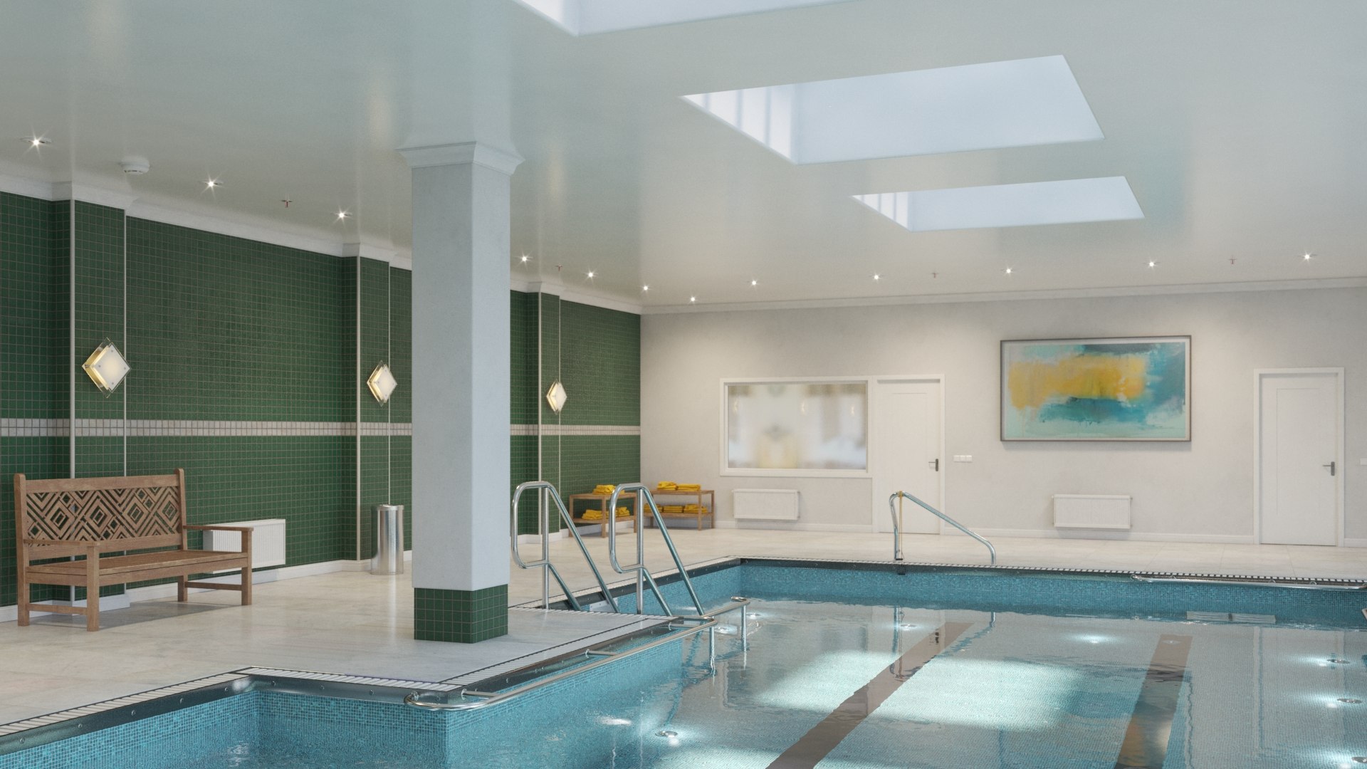 Rehabilitation Therapy Pool 3D Model - TurboSquid 1843635