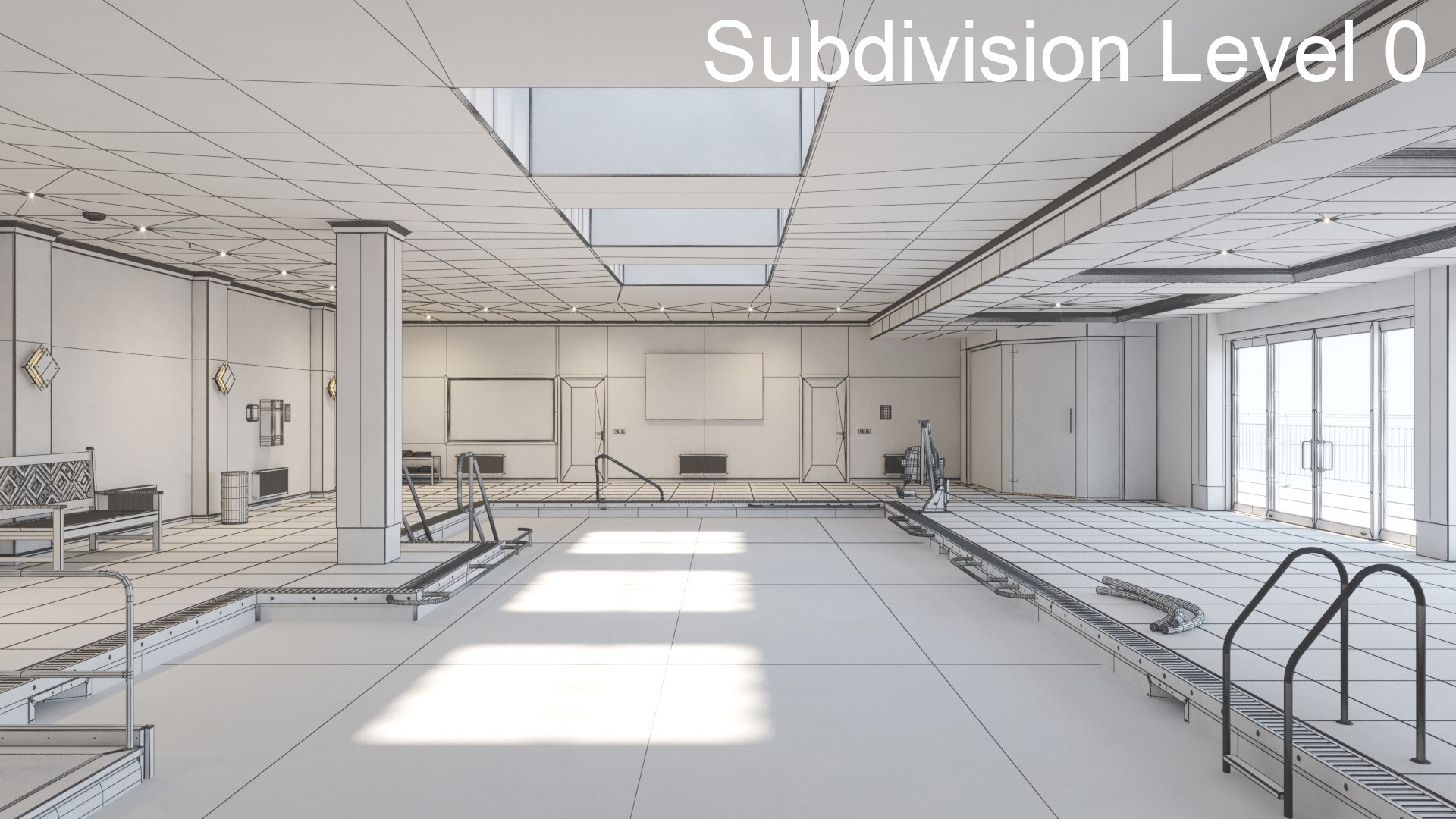 Rehabilitation Therapy Pool 3D Model - TurboSquid 1843635