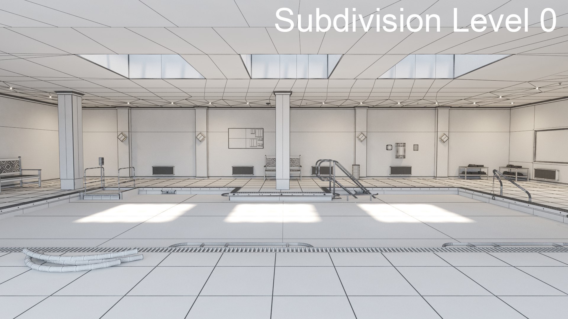 Rehabilitation Therapy Pool 3D Model - TurboSquid 1843635