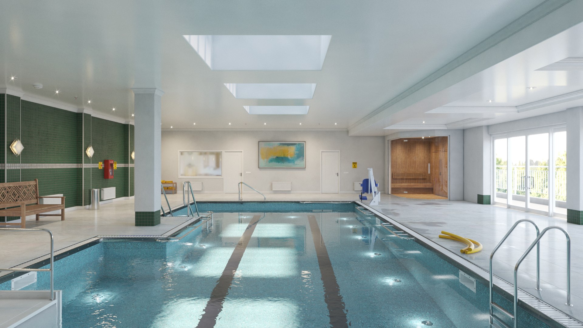 Rehabilitation Therapy Pool 3D Model - TurboSquid 1843635