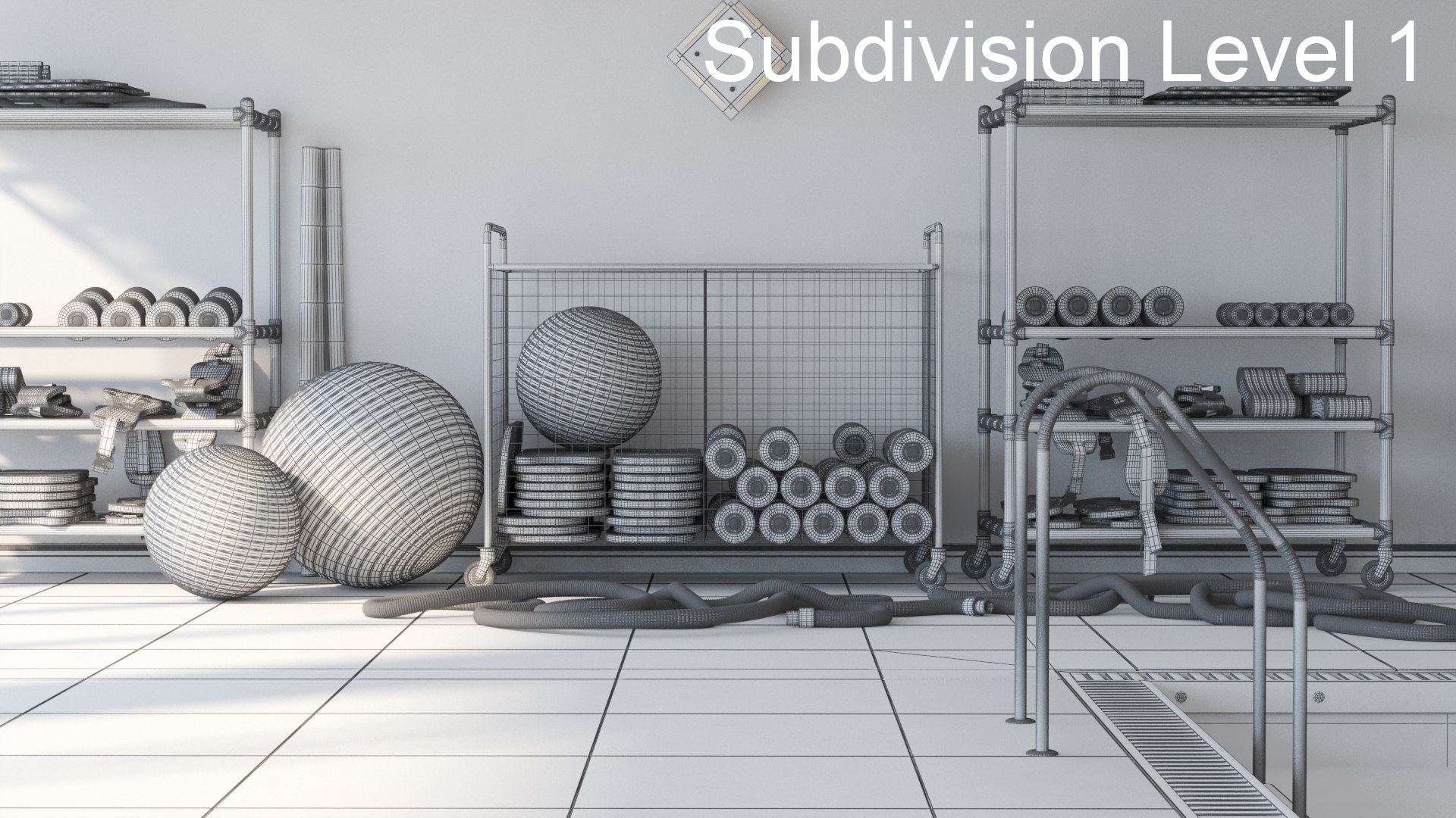 Rehabilitation Therapy Pool 3D Model - TurboSquid 1843635