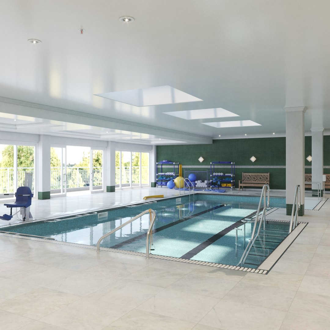 Rehabilitation Therapy Pool 3D Model - TurboSquid 1843635