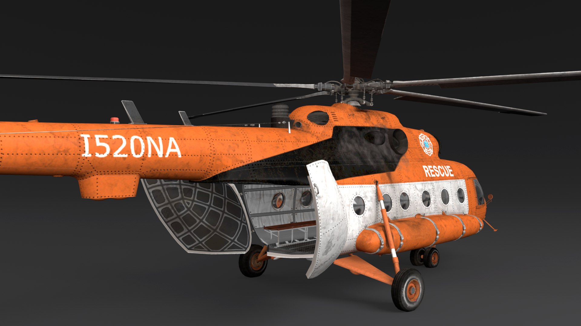 Rescue Helicopter 3D Model - TurboSquid 2253796