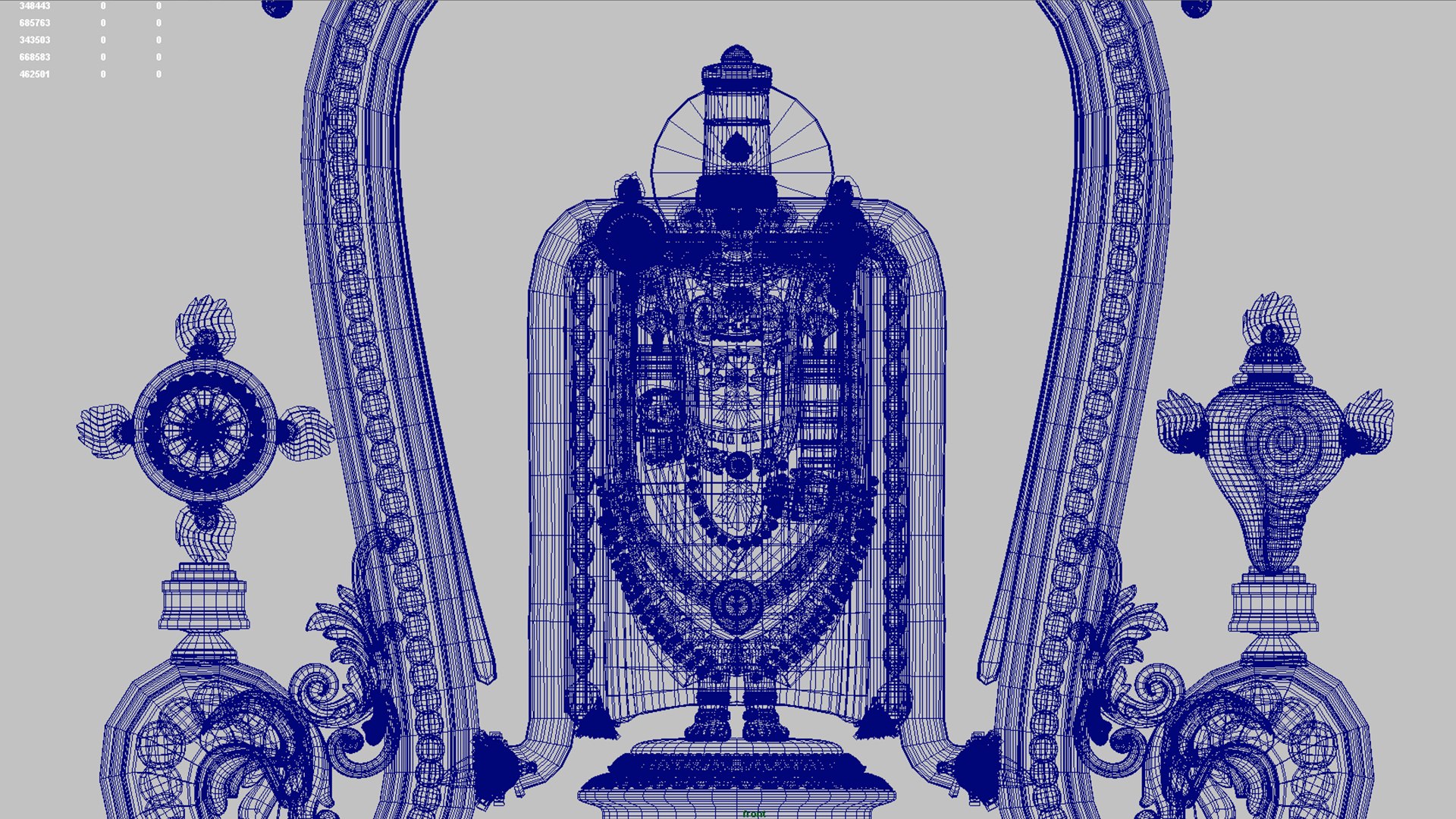Oil Lamp Venkateswara Balaji 3D Model - TurboSquid 1983849
