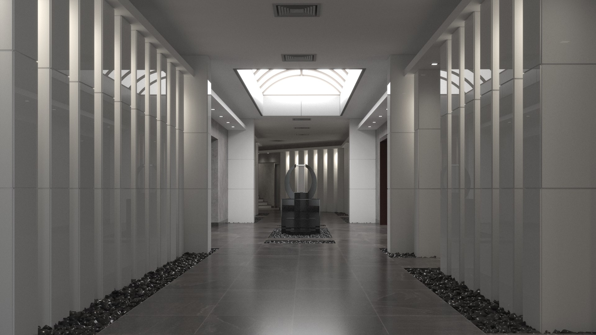 3D Hallway Scene - TurboSquid 2007741