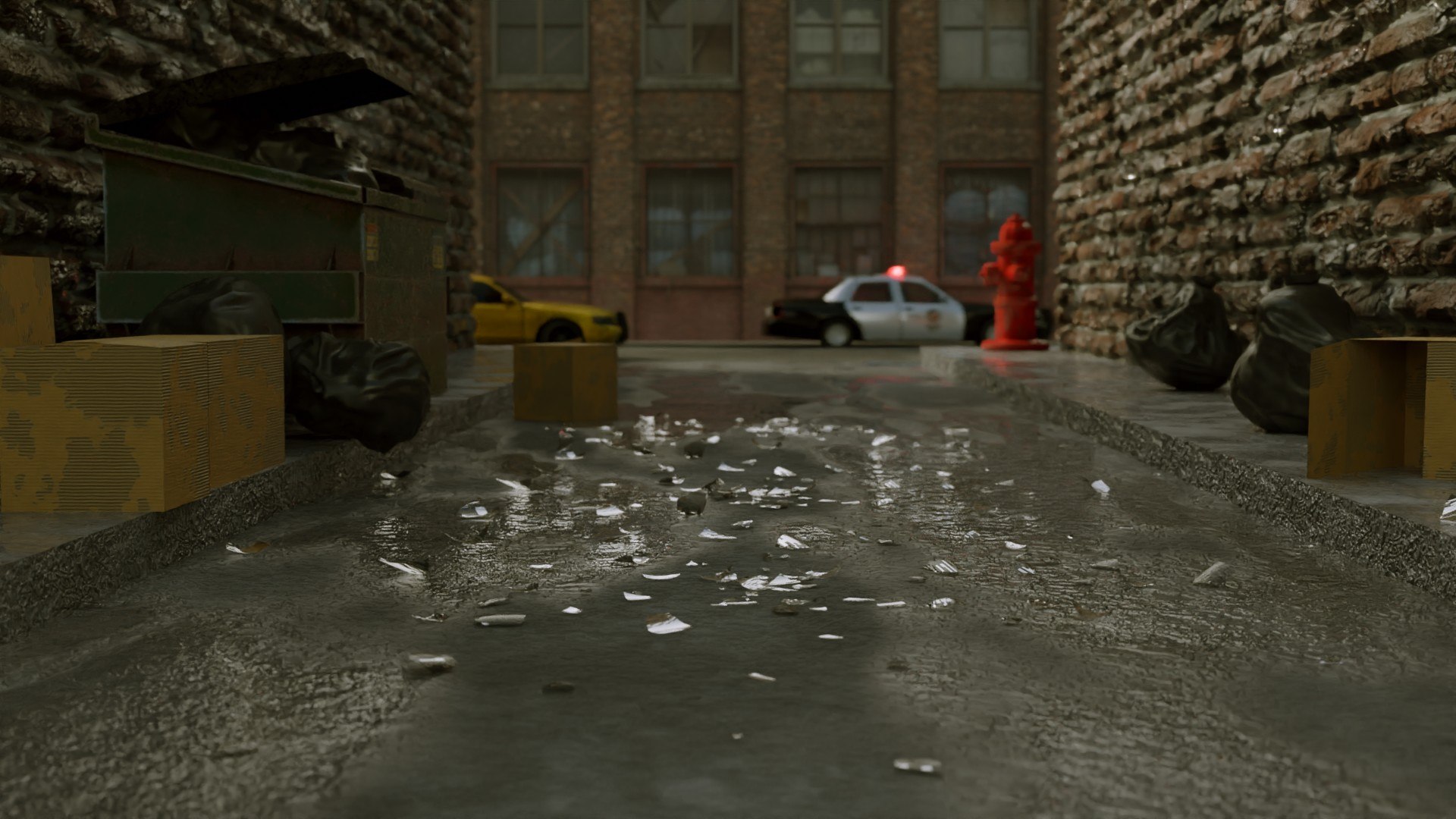 Alleyway 3D Model - TurboSquid 1725280