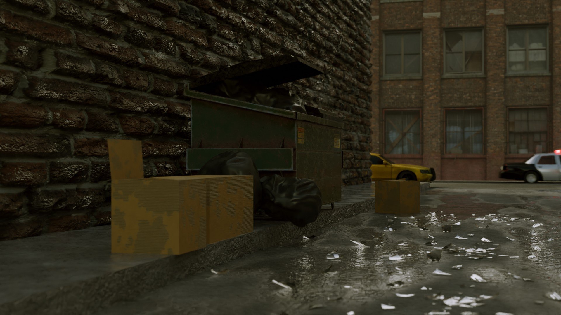 Alleyway 3D Model - TurboSquid 1725280