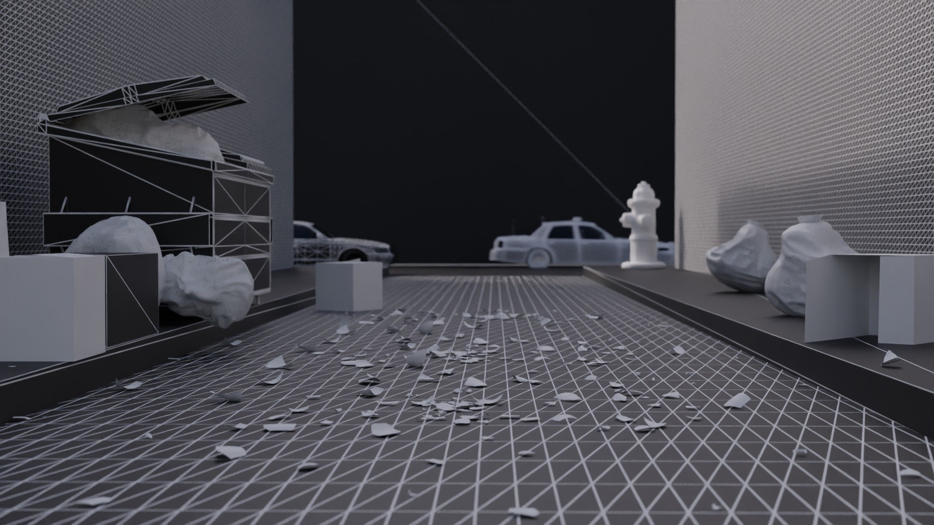 Alleyway 3D Model - TurboSquid 1725280