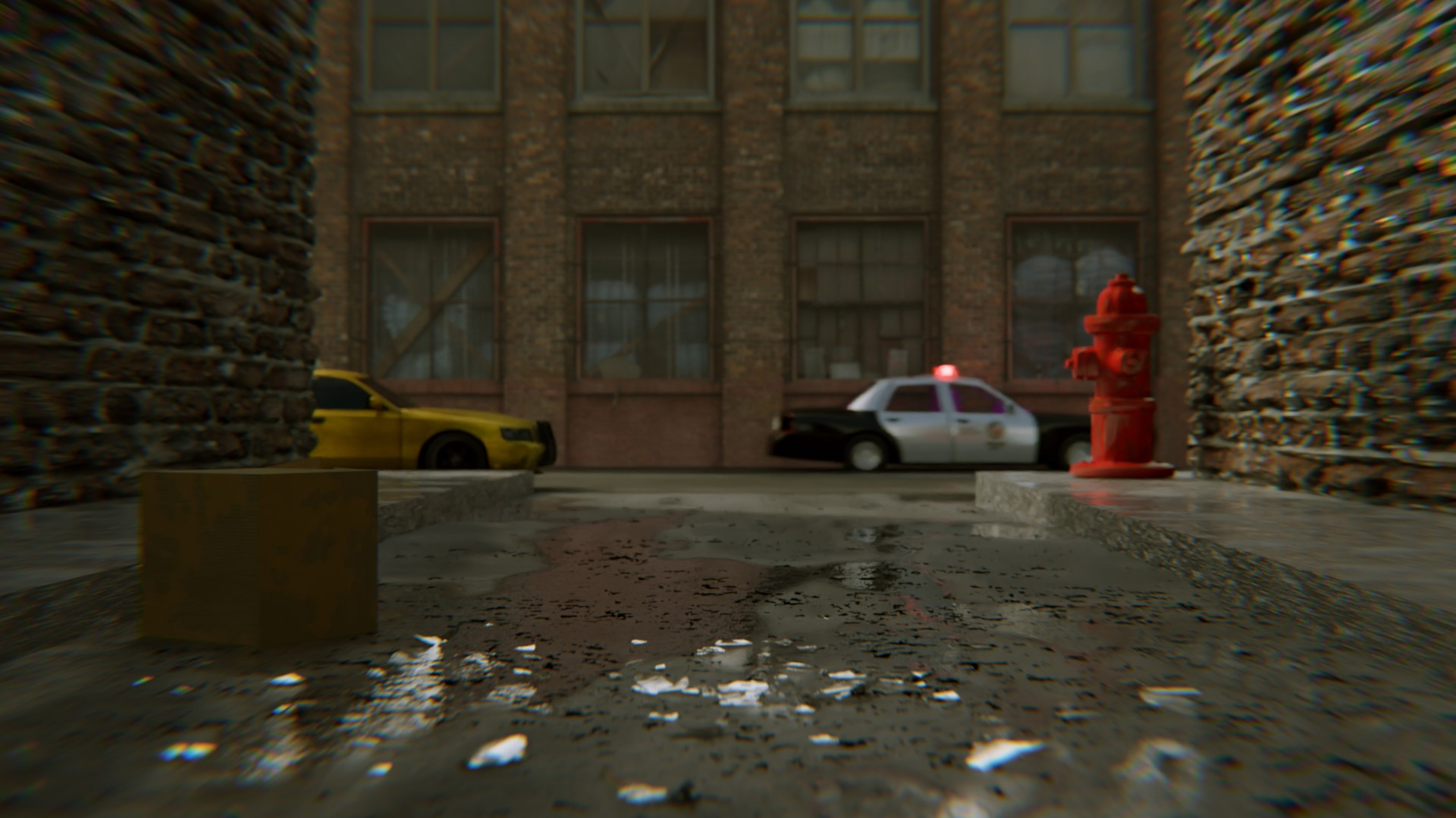 Alleyway 3D model - TurboSquid 1725280