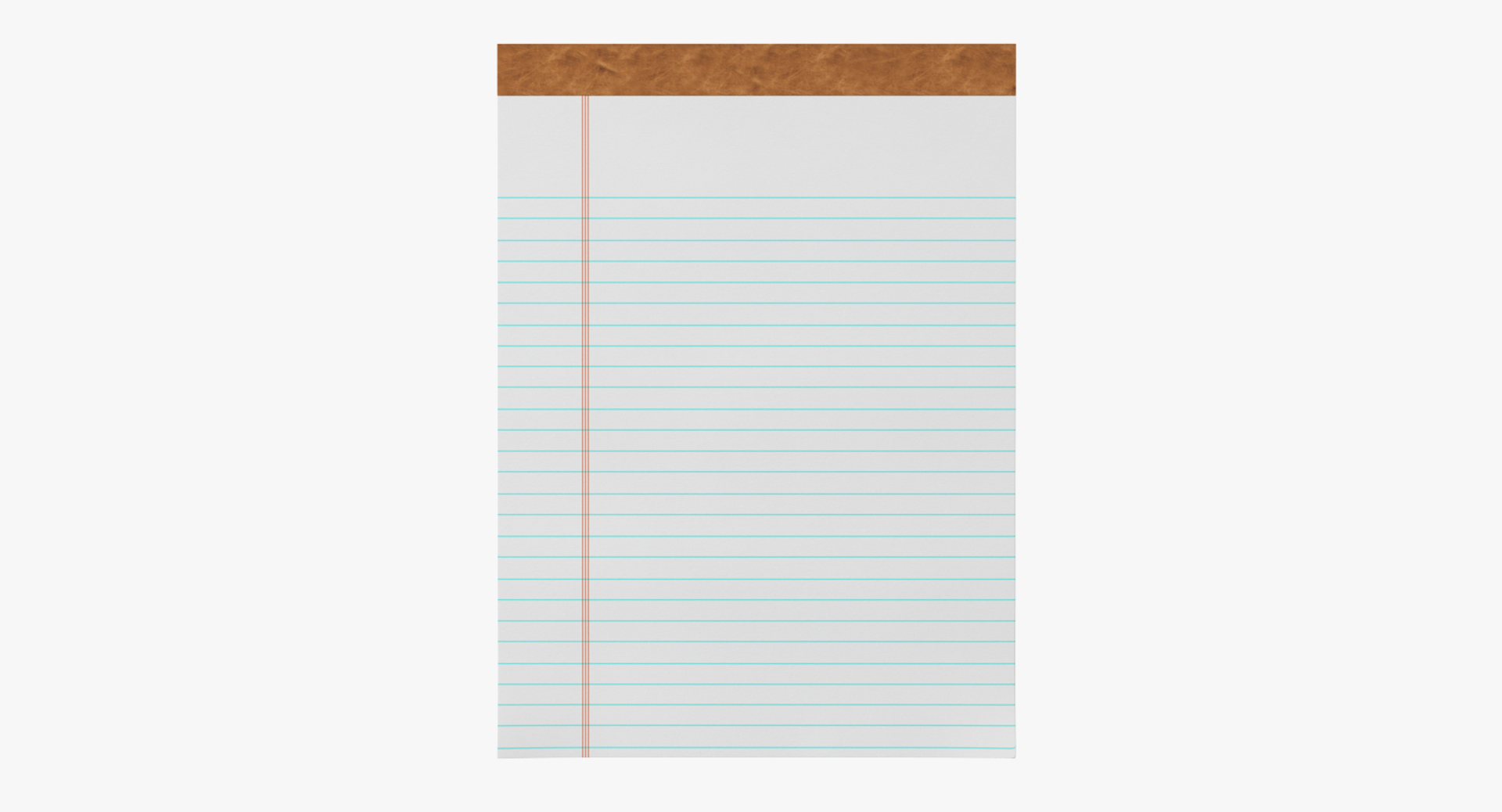 3D Writing Pad Model - TurboSquid 1259892