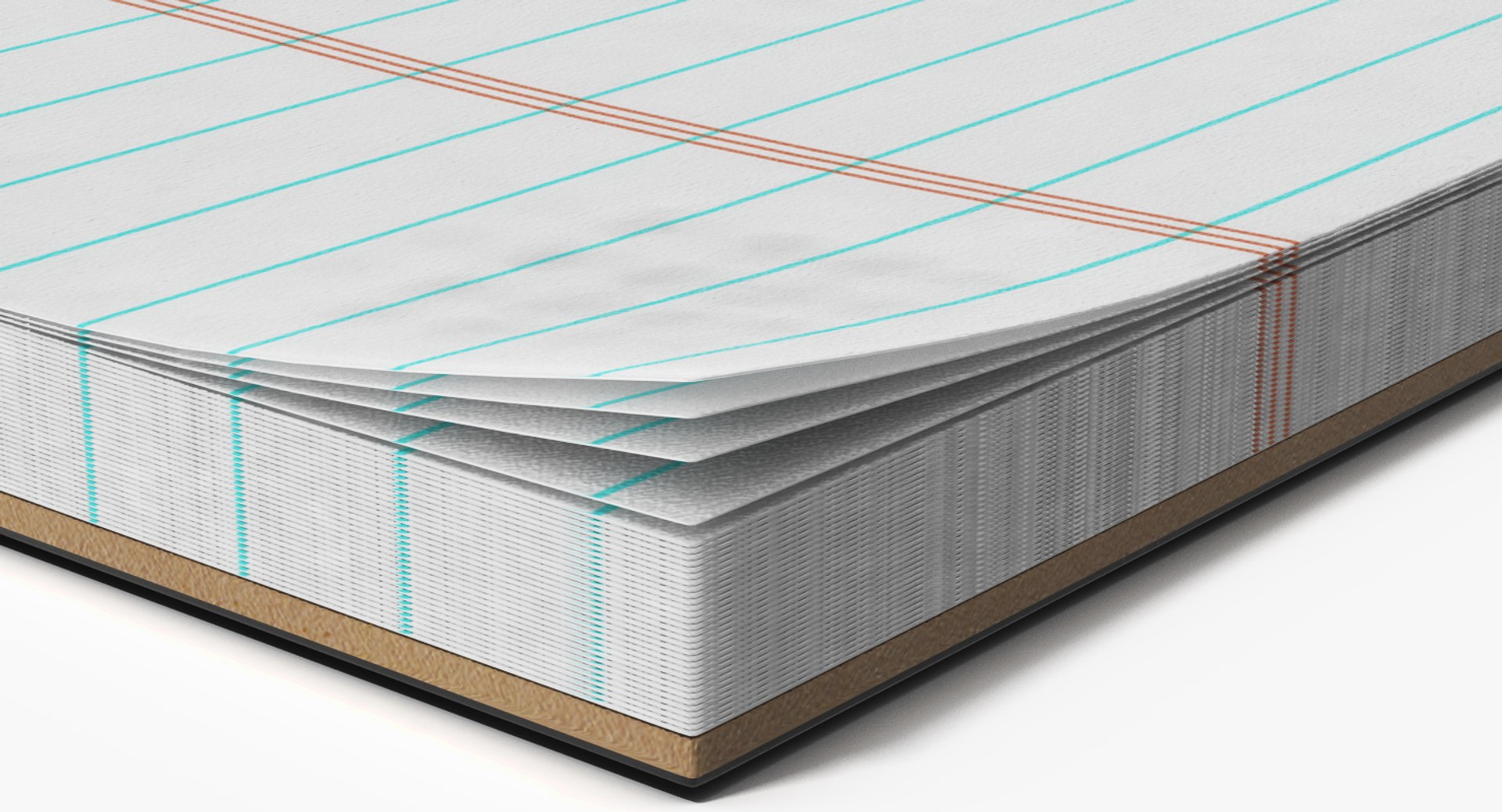 3D Writing Pad Model - TurboSquid 1259892