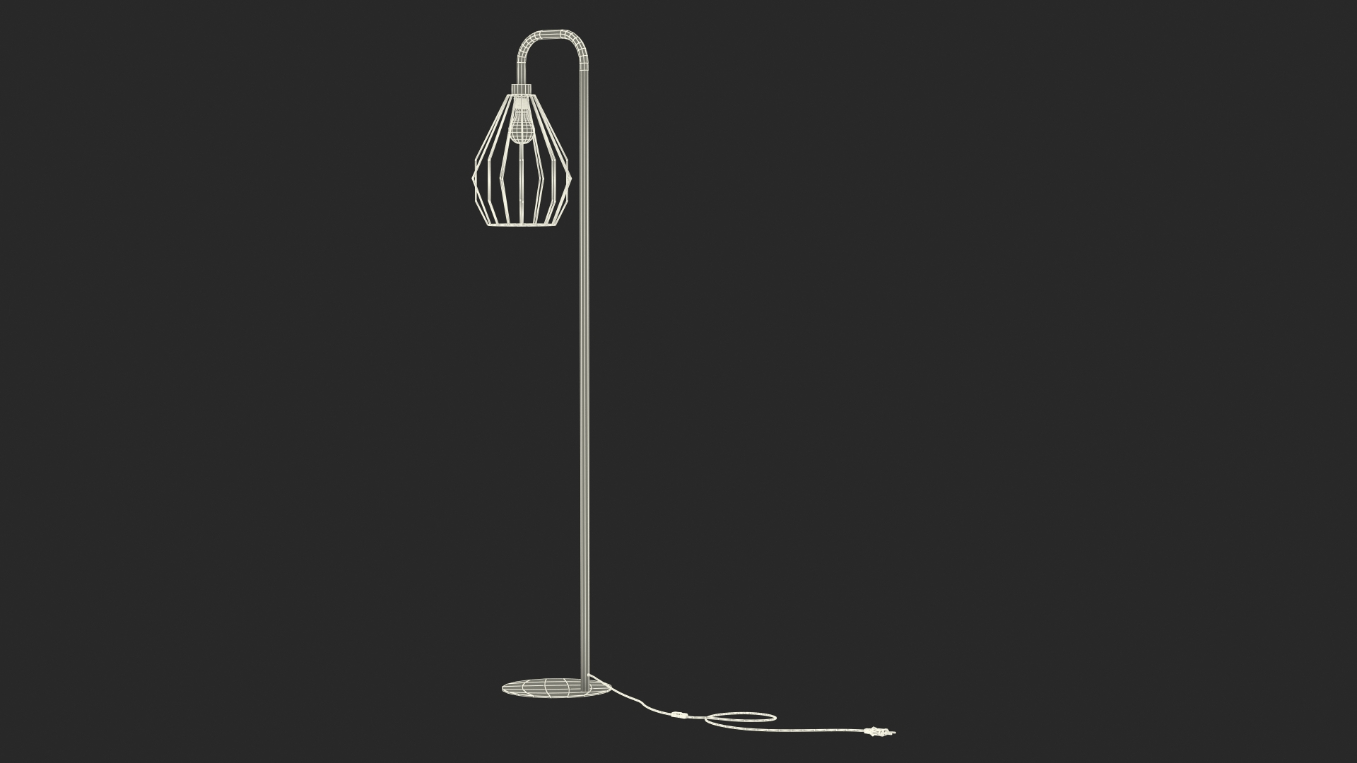 Geometric Standing Lamp White 3D Model - TurboSquid 2071210