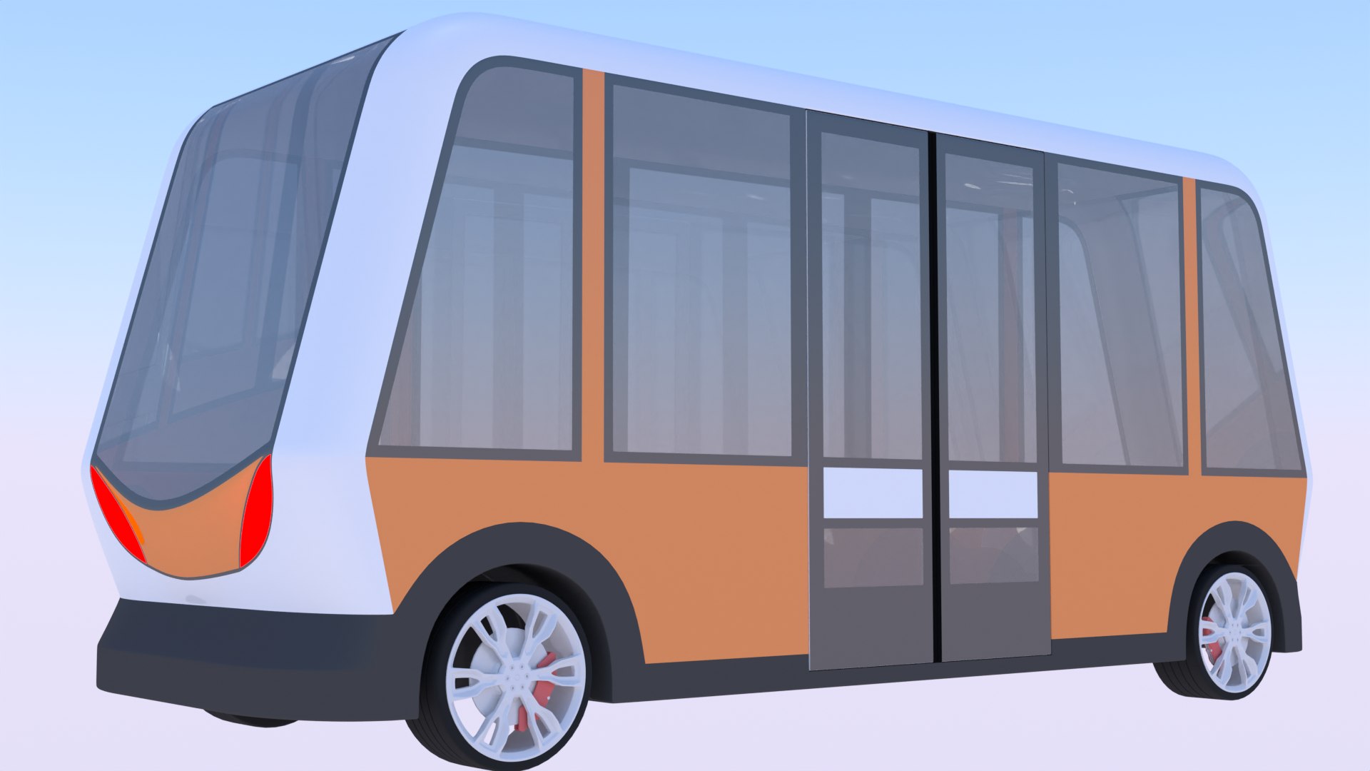 Shuttle Minibus Exterior 2024 3D Model - TurboSquid 2195070