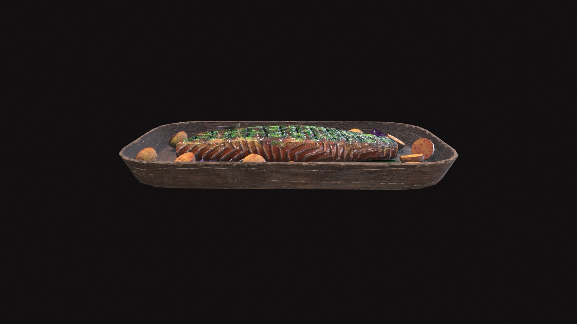 Medieval Salmon 3D Model - TurboSquid 2323147