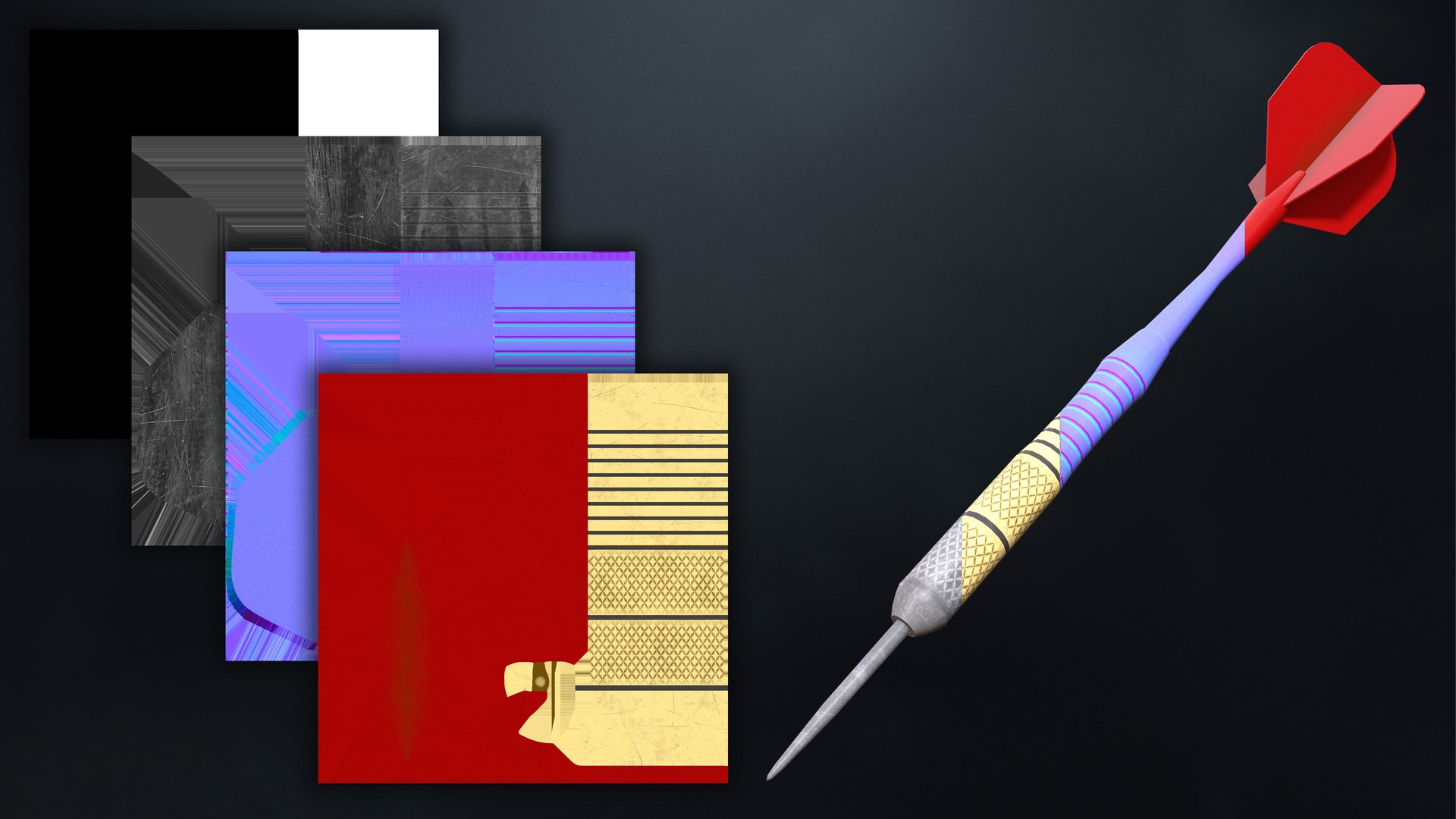 3D Dart Model - TurboSquid 1701804