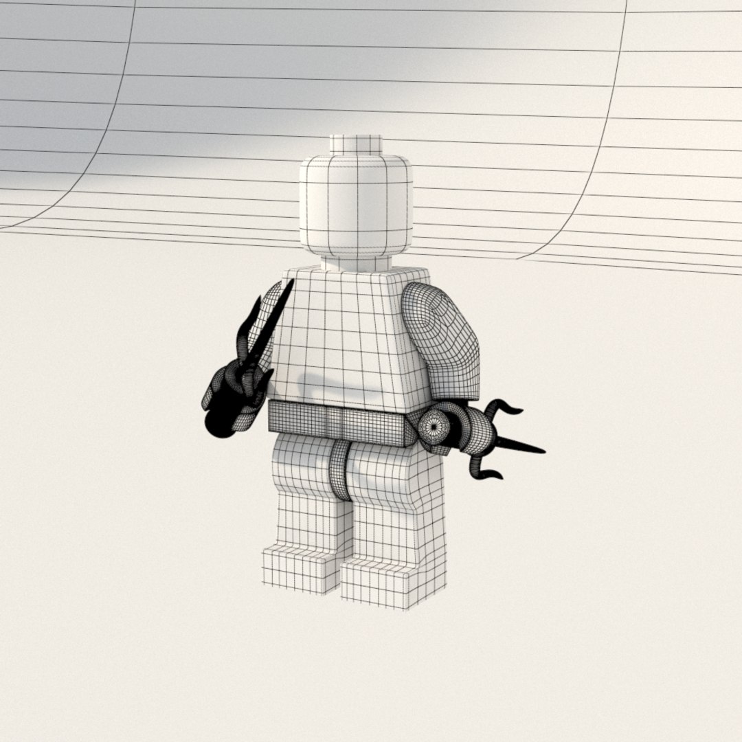 Lego Ninja 3D Model - TurboSquid 1350443