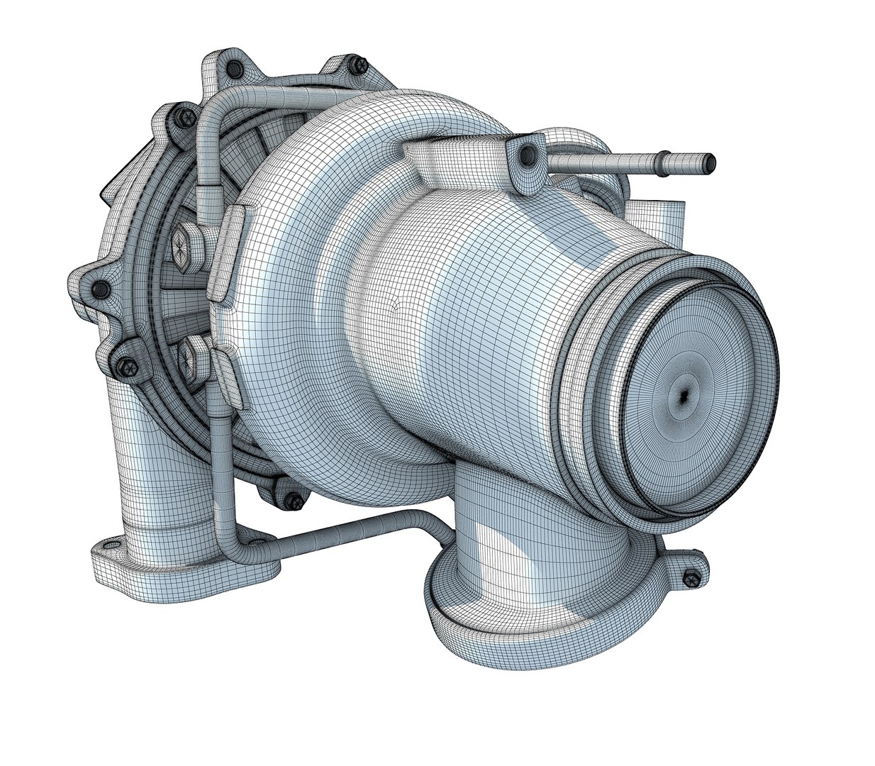 Engine turbo 3D model - TurboSquid 1174024