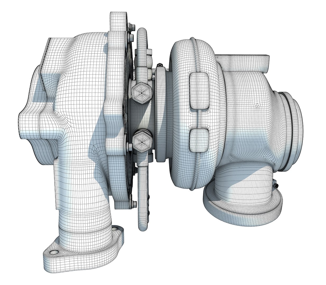 Engine turbo 3D model - TurboSquid 1174024